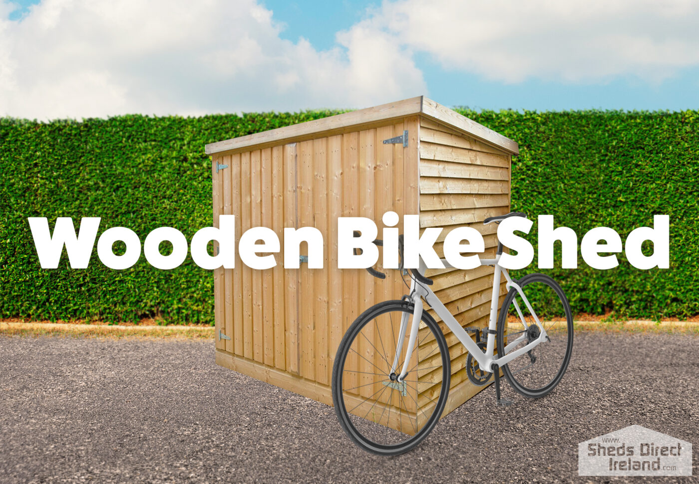 Wooden Bike Shed - It's Wheelie Good! - Sheds Direct Ireland