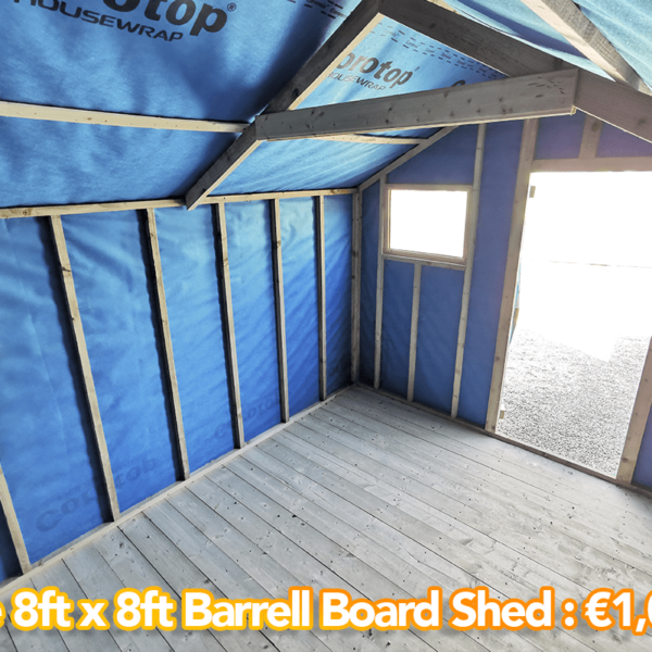 Wooden Shed (Standard Style) - Sheds Direct Ireland
