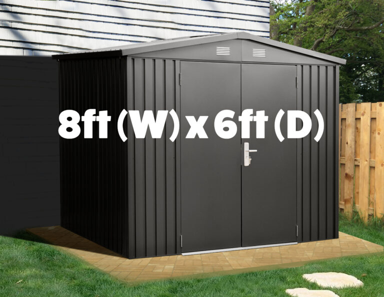 Premium Shed: The Apex 8ft x 6ft - Sheds Direct Ireland