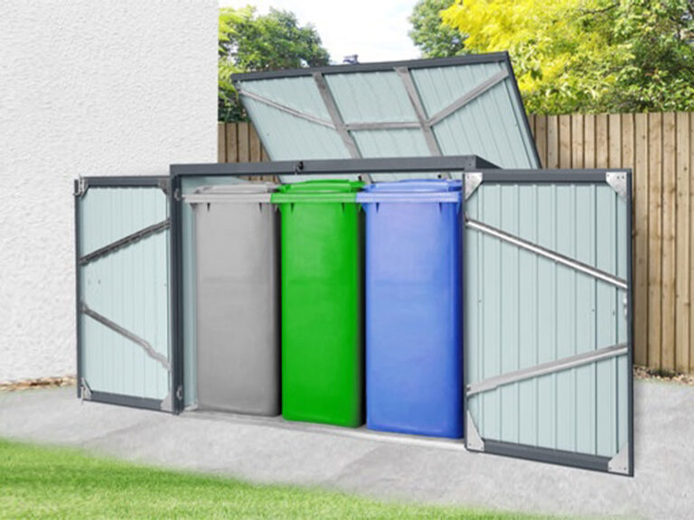 Three Bin Store (Holds 3 bins!) - Sheds Direct Ireland