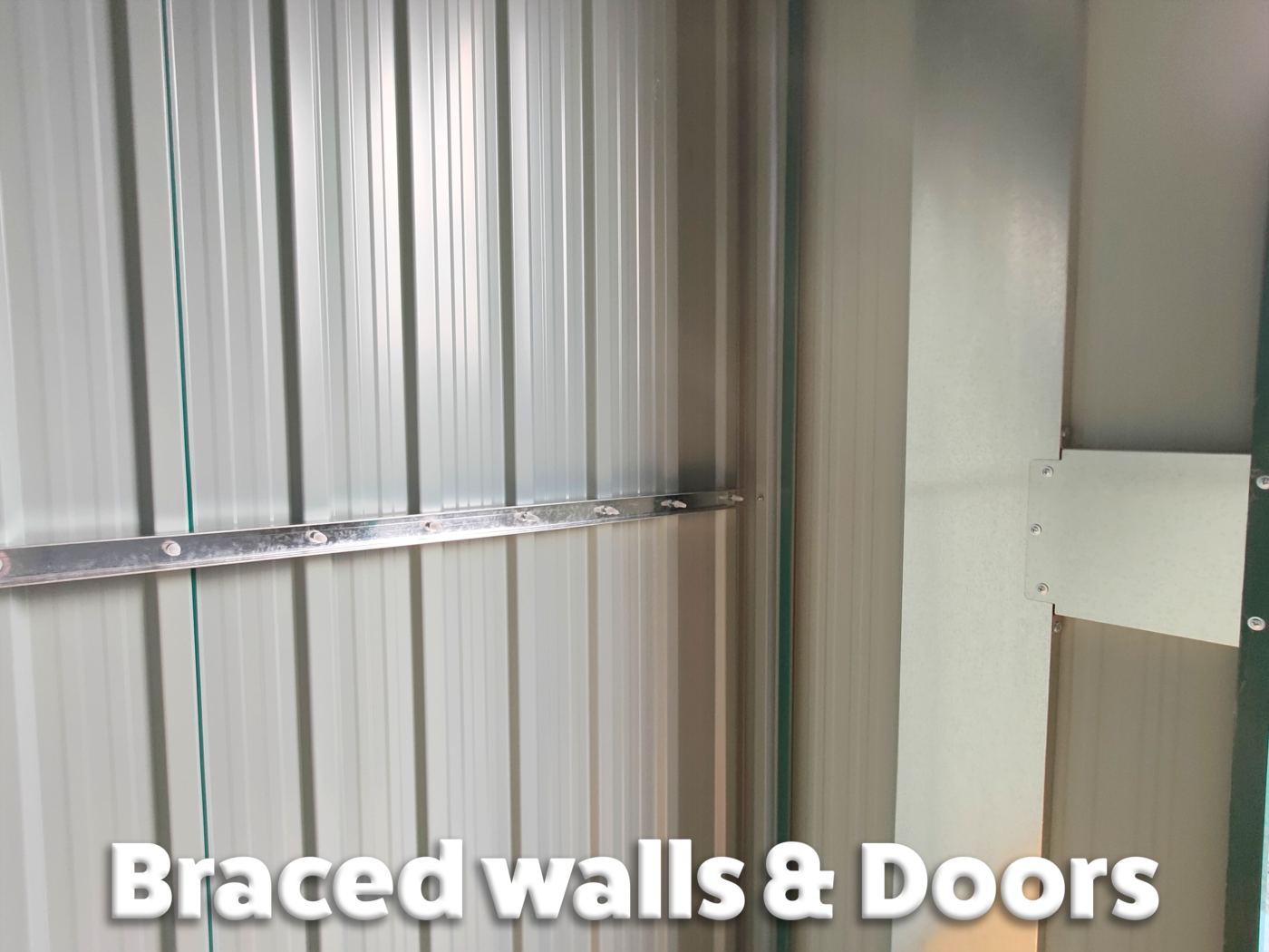 The 6ft x 5ft Steel Shed - Compact and Strong - Sheds Direct Ireland