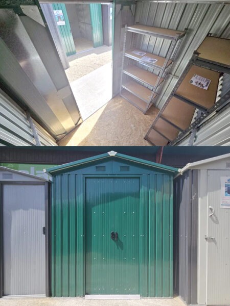 The 6ft x 5ft Steel Shed - Compact and Strong - Sheds Direct Ireland