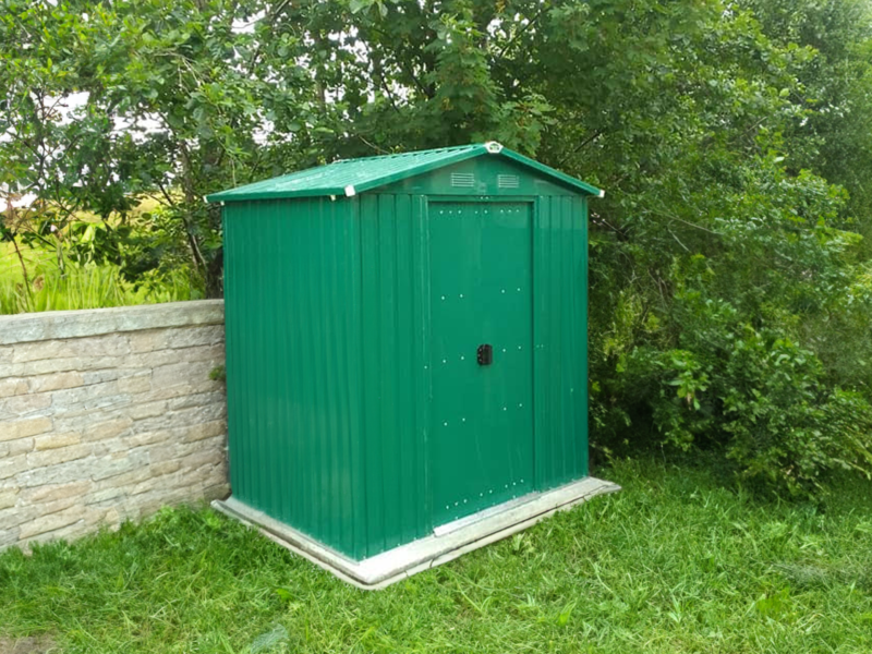The 6ft x 5ft Steel Shed - Compact and Strong - Sheds Direct Ireland