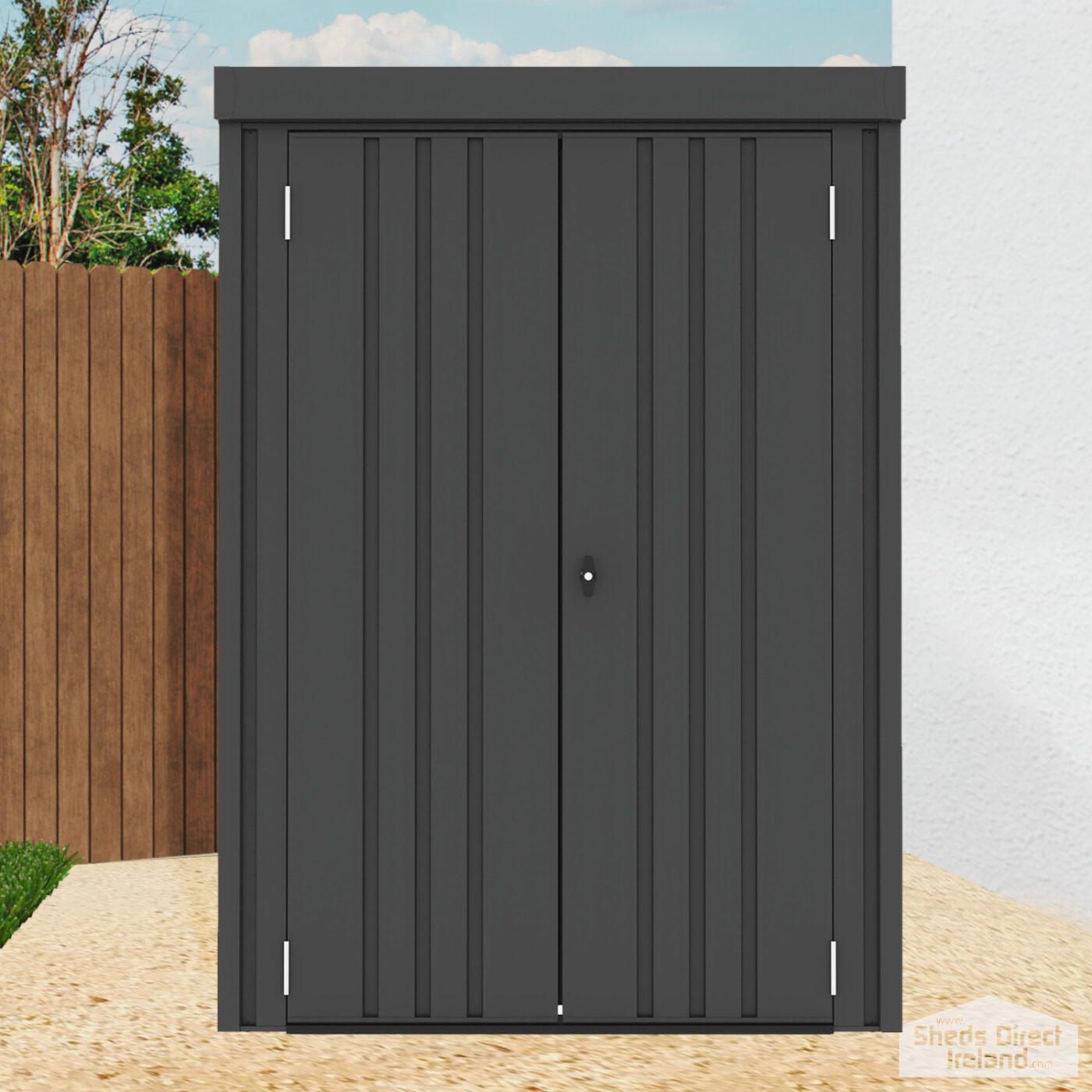 The Mabelle: Metal Storage Locker - Sheds Direct Ireland