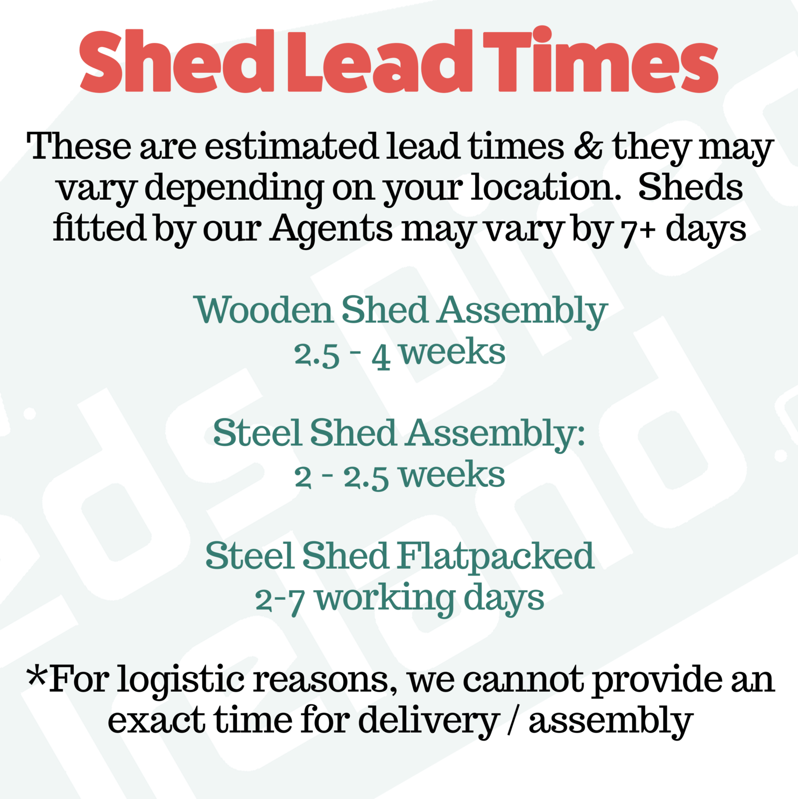 Wood Lead Time at Michael Birdwood blog